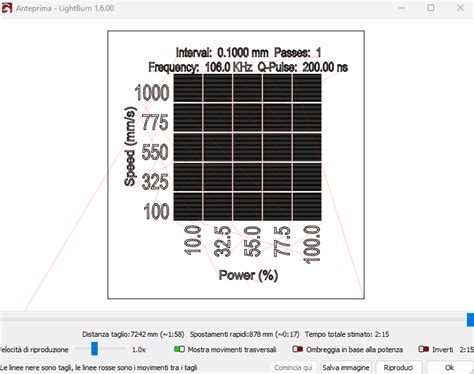 no text test material lightburn software questions lightburn