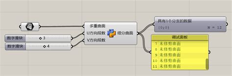 Grasshopper 的python电池——等分曲面grasshopper分割曲面 Csdn博客