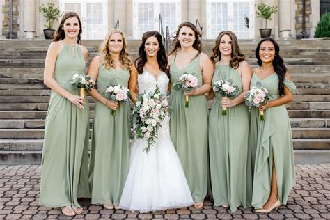 Sage Green Wedding Party 60 Photos