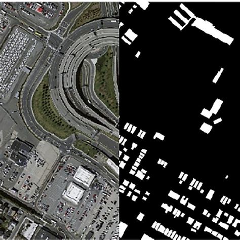 Sample Image And Labelled Image From The Inria Training Dataset