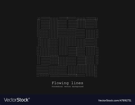 Abstract Line Matrix Pattern Noise Flow Dynamic Vector Image