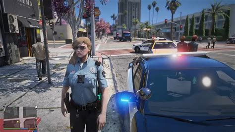 Gta 5 LSPDFR Playing As A LSMPD Female Officer Charger Pursuitv City Patrol YouTube