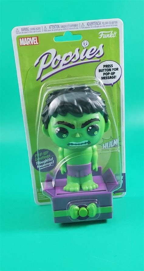 Funko Pop Popsies Marvel The Incredible Hulk Pop Up Figure Nip