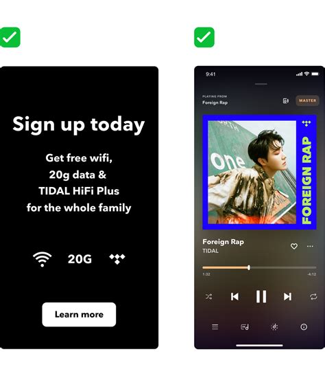 design guidelines tidal developer portal