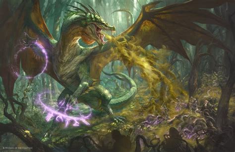 Green Dragon Dungeons And Dragons Drawn By Manzanedo Danbooru