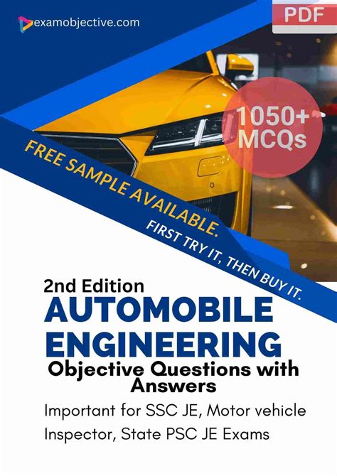 Automobile Engineering Mcq Pdf Download 1050 Mcq
