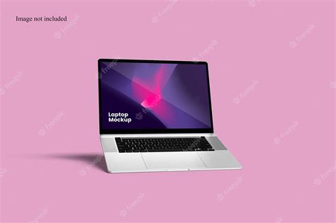 고객에게 Ui 디자인을 보여주기 위한 Perspective Laptop Mockup 프리미엄 Psd 파일