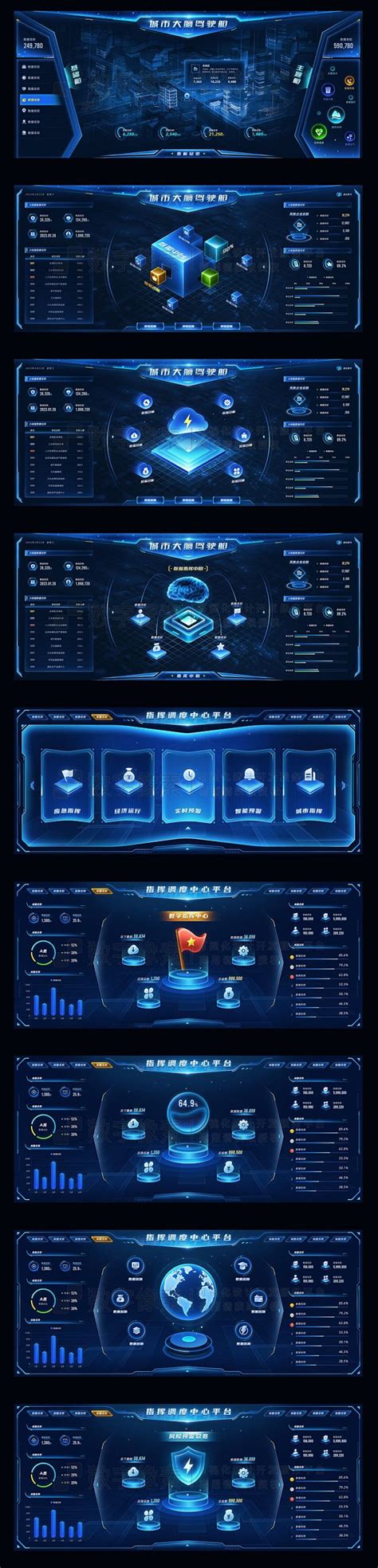 永久更新，36 可视化数据大屏模板合集