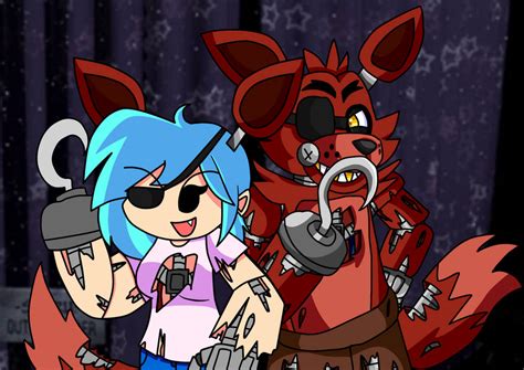 Fnf Kaity Foxy And Foxy Fnaf Au By Yamilanatali On Deviantart