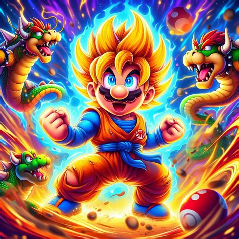 Mario X Dragon Ball Z By Kake928 On Deviantart