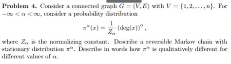 Solved Problem Consider A Connected Graph G V E With Chegg