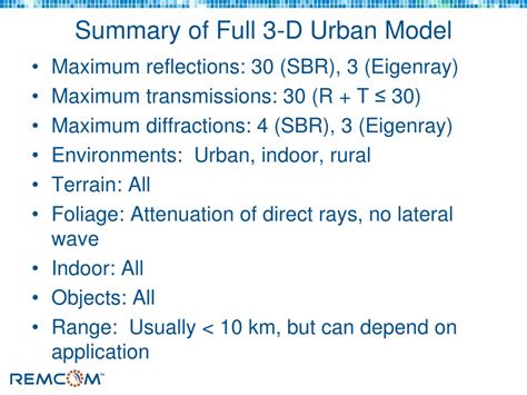 Ppt Full 3d Urban Propagation Model Powerpoint Presentation Free