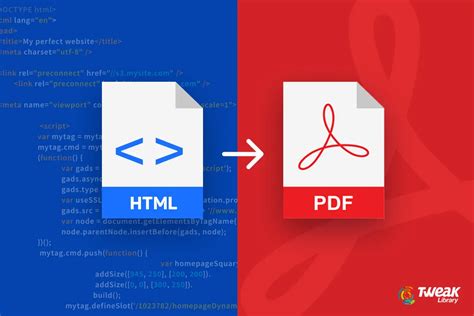 how to convert html file into pdf