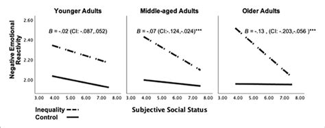 Significant Effects Of Exposure To Social Inequality And Subjective