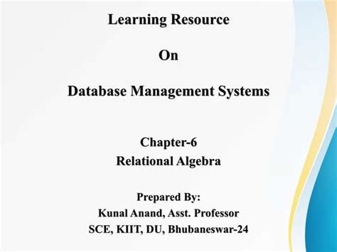Chapter 1 Introduction To Database Management Systems Pptx