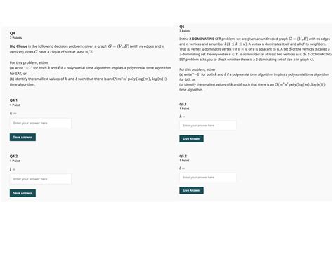 Solved Q4 2 Points In The 2 Dominating Set Problem We Are