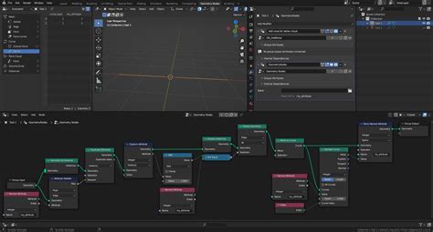Custom Attribute Transfer From Mesh Edge Domain To Curve Domain In Blender 41 Geo Nodes