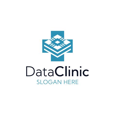 Modern Medical Cross Data Clinic Logo 31976765 Vector Art At Vecteezy