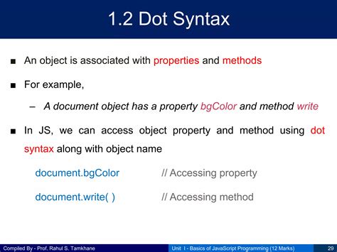 Css Unit I Basics Of Javascript Programming Pdf Css Unit I Basics Of Javascript Programming Pdf