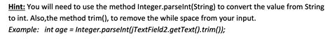 Solved Q1 Using Java Frame And Other Java Controls You Are