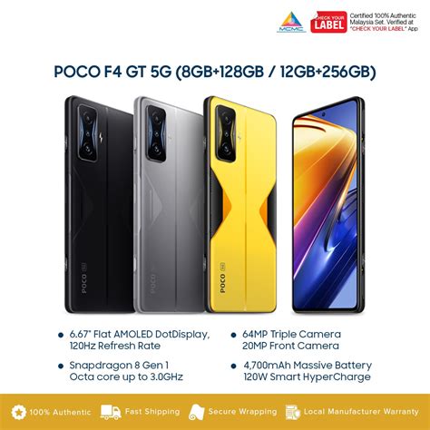 Poco F Gt G Gb Gb Gb Gb Smartphone Original Year