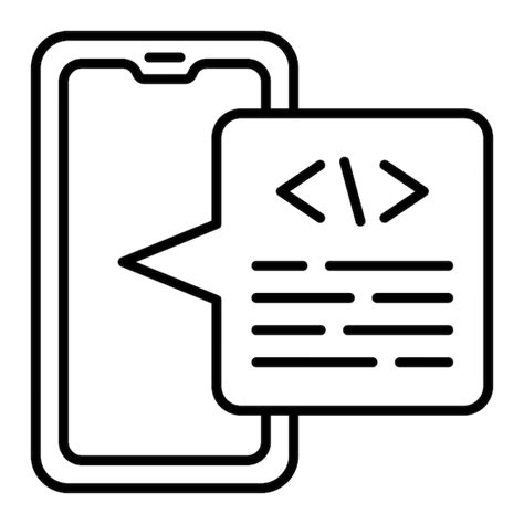 Premium Vector Coding Icon