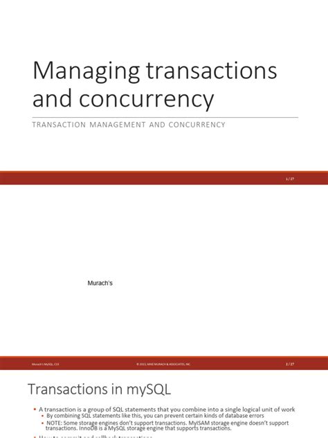Lecture 057 Sql Transactions And Concurrency Management 26 Pdf Lecture 057 Sql Transactions And Concurrency Management 26 Pdf