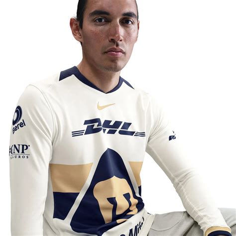 Nike 2025 26 Pumas Mens Stadium Home Long Sleeve Soccer Jersey Prosoccer