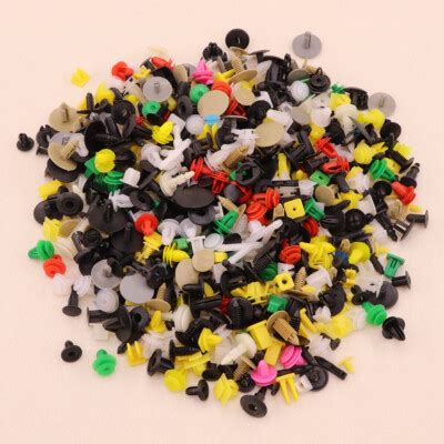 500pcs Car Various Door Rivet Fasteners Push Pin Bumper Clips Fender
