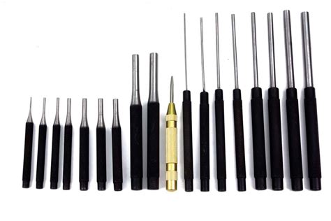 18 Piece Professional Parallel Pin Punch Set German Specialist Tools