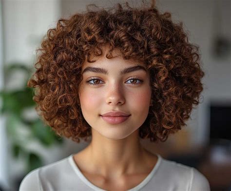 Curly Hairstyle For Round Face To Embrace Natural Texture ArtFasad