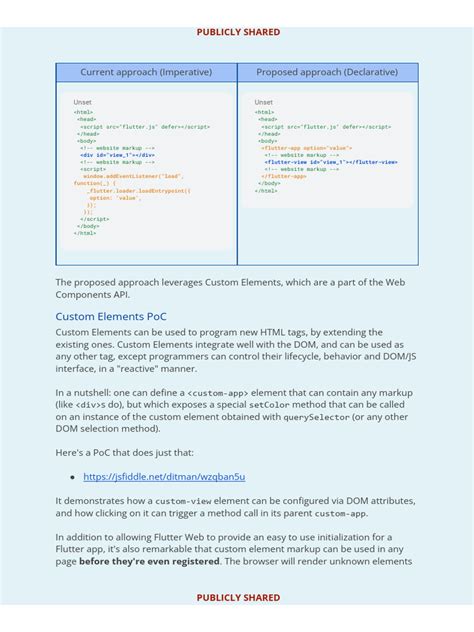 Flutter Web Declarative Bootstrap Publicly Shared 3 Pdf