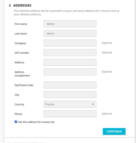 Fo Checkout After Filling The Address We Have The Address Card Displayed · Issue 21807
