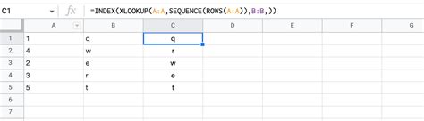 Google Sheets A Formula That Returns A Cell Value Using The Data Number Of A Cell In A