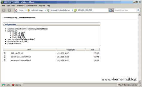 Installing And Configuring Vmware Vsphere 5 X Syslog Collector Adrian Costeas Blog