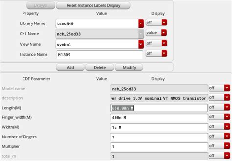 Deveice Parameters Dont Match Custom Ic Skill Cadence Technology