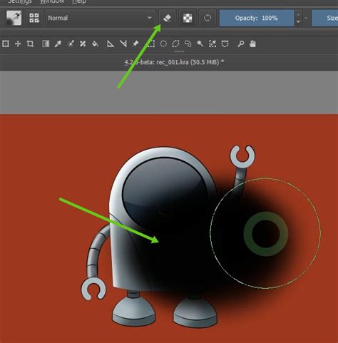 How To Erase In Krita Krita Tutorials