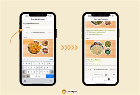 Khám Phá Tính Năng Thực đơn Premium Thông Minh Từ Cookpad