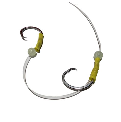 Stf Twin Hook Snell Rig 60kg 3pack Rig Sarks Total Fishing