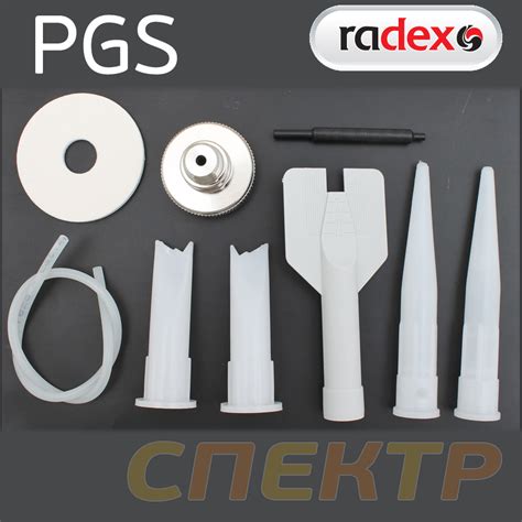 Пистолет для MS герметика пневмо RADEX PGS для распыляемых герметиков