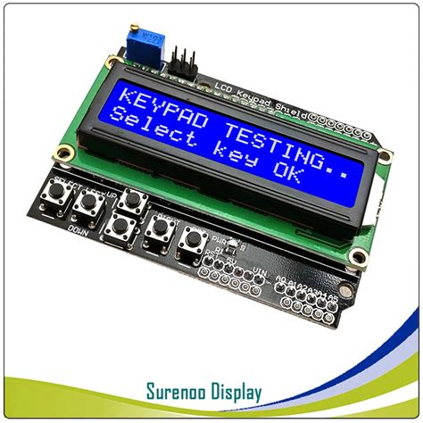 162 16x2 1602 character lcd module display screen lcm lcd keypad shield