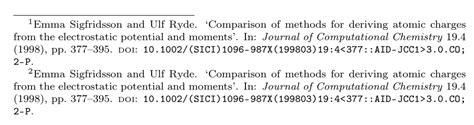 biblatex why are these two identical citations printed differently