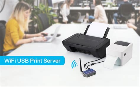 Cr202 Wireless Print Server With 2 Usb Port Share Two Printer Support Windows Mac For Office
