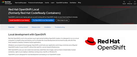 openshift local setup oc code ready containers in 2mins by suriya