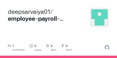 GitHub Deepsarvaiya Employee Payroll Management System