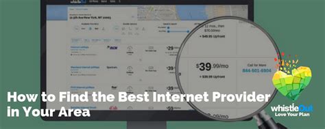 How To Find The Best Internet Provider In Your Area Whistleout