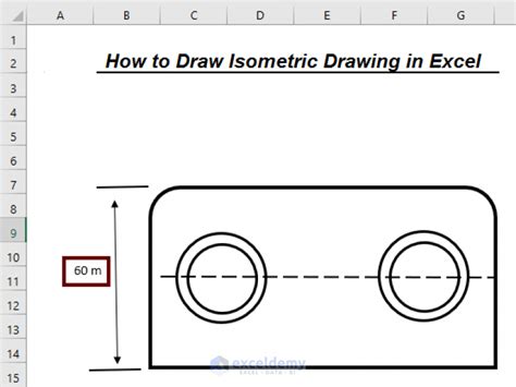 How To Draw Isometric Drawing In Excel With Easy Steps