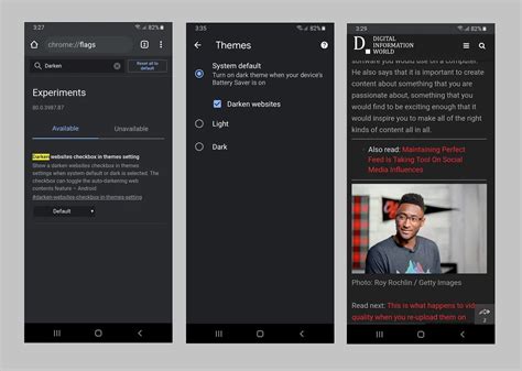 Finally Android Users Can Now Browse Any Website On Google Chrome In Dark Mode