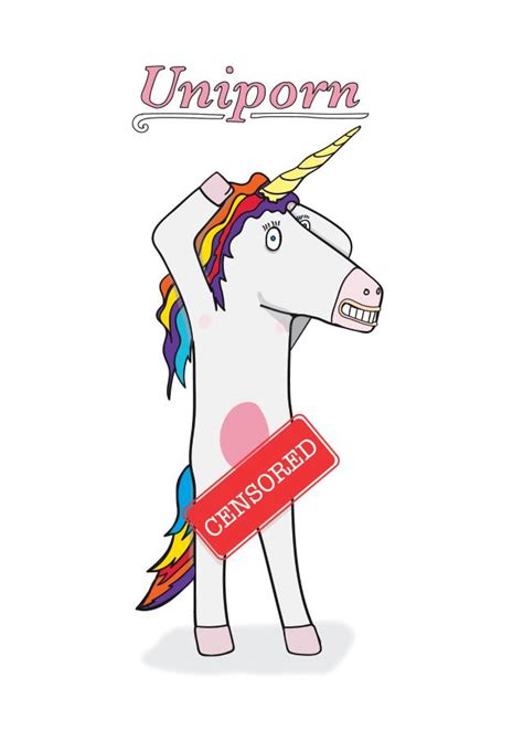 Unicorn Uniporn Just Because Card 12804 Thortful