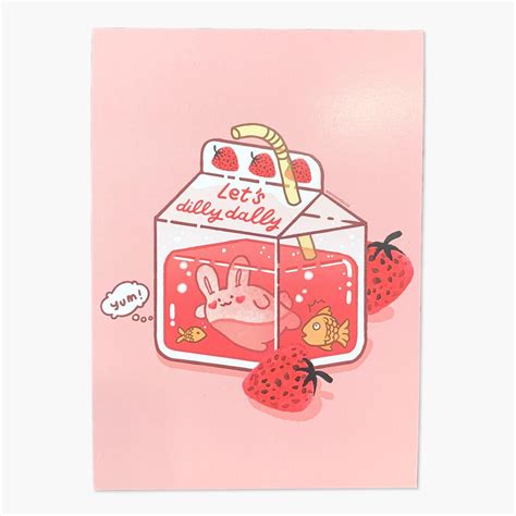 Lets Dilly Dally Art Print Wall Art Decor Framed Art Dorm Art